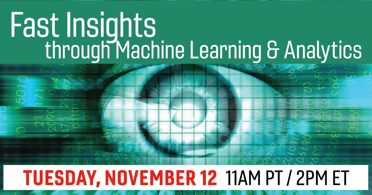 Fast Insights through Machine Learning & Analytics - Speech Technology