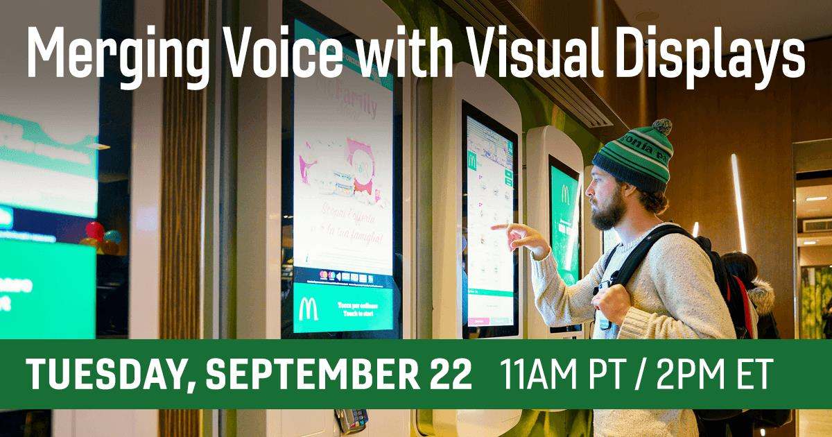Merging Voice with Visual Displays - Speech Technology