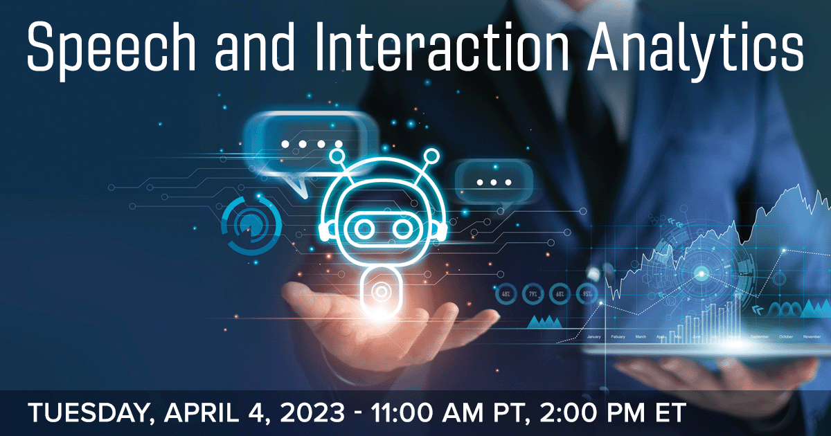 Speech Technology Training and Webinars - Speech Technology